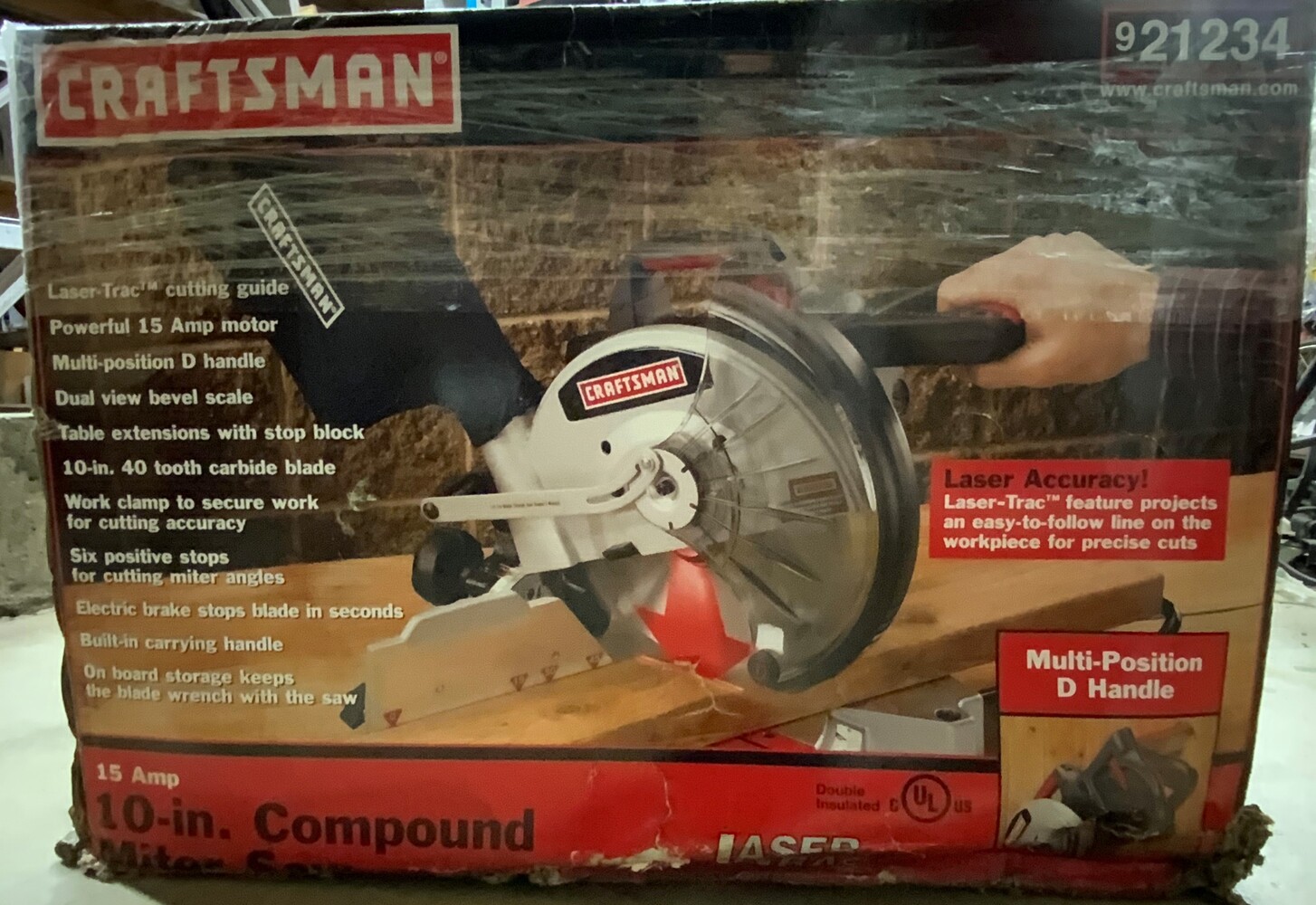 Craftsman 315.21 10in Compound Miter Saw 120v 15Amp | American Jewelry ...