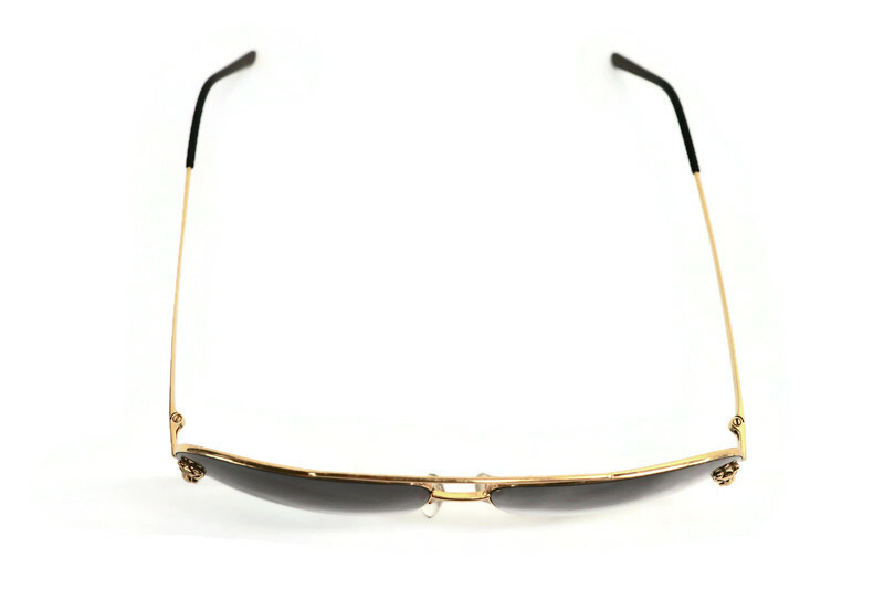 CARTIER - Gold Wire Panthere Half-Frame Aviator Sunglasses | American ...