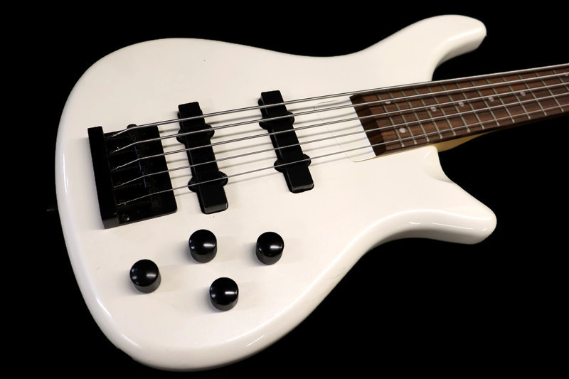 Rogue LX205B - Series III 5-String Electric Bass Guitar - Pearl White ...