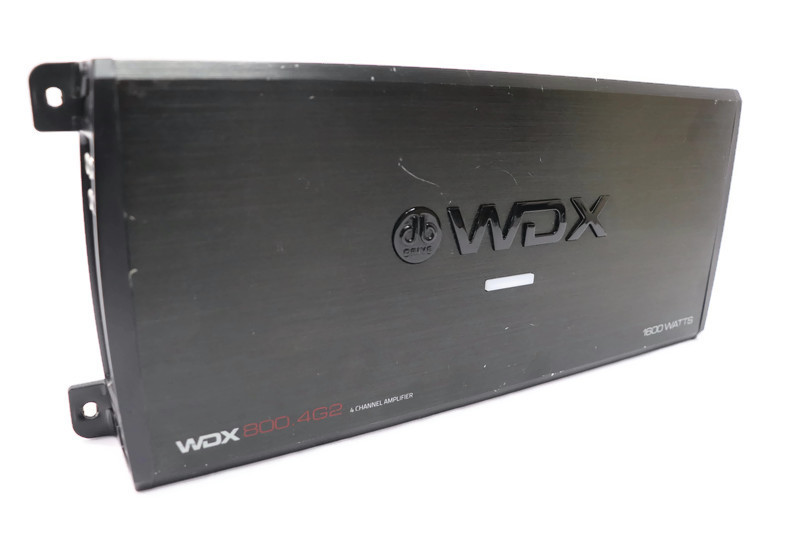 DB DRIVE WDX 800.4G2 - 4 Channel Car Audio Amplifier 1600 Watts Peak ...