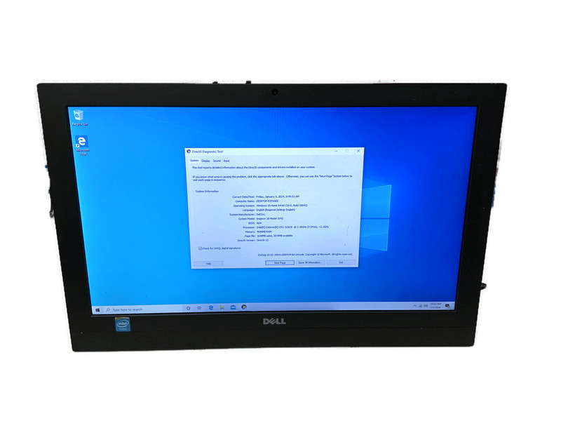 Dell inspiron 3043 All-in-One PC, 19.5in, 4Gb Ram, 500gb HD, Celeron ...