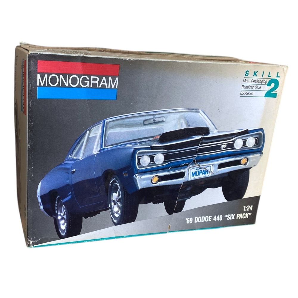 Monogram 1/24 Model Car Lot 70 Plymouth Superbird 69 Dodge 440 56 Chevy ...